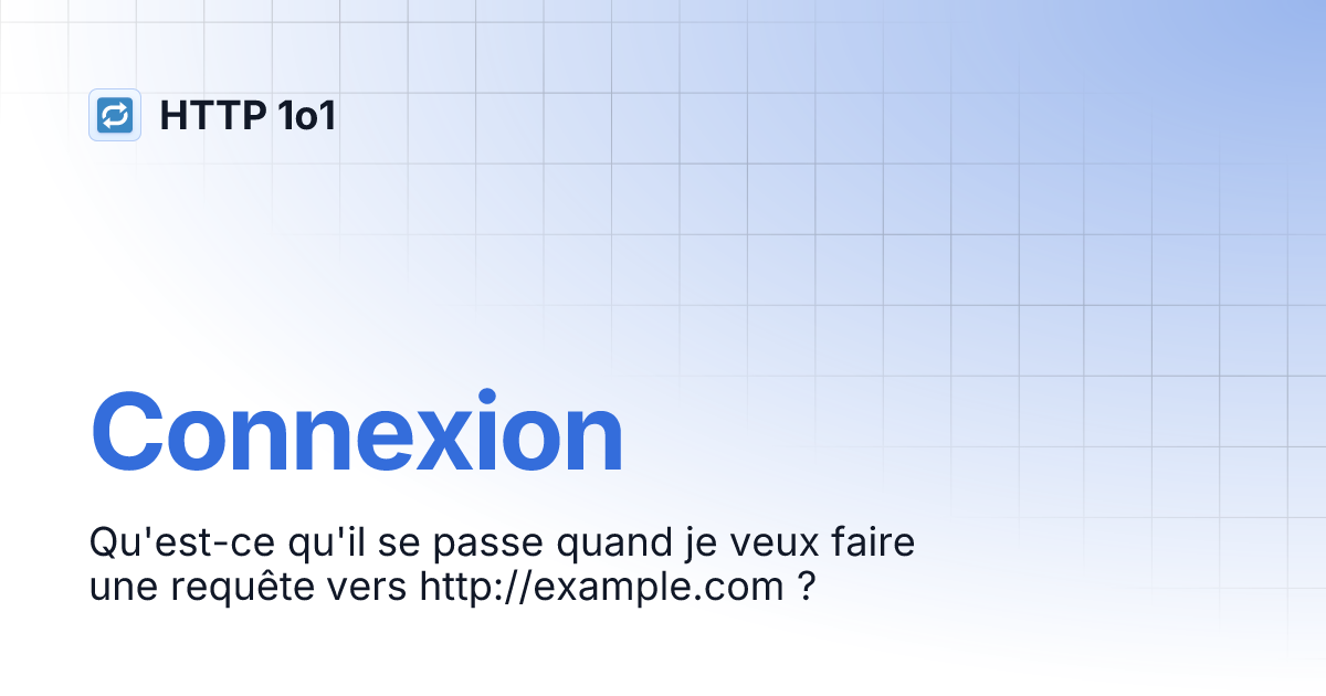 Connexion | HTTP 1o1